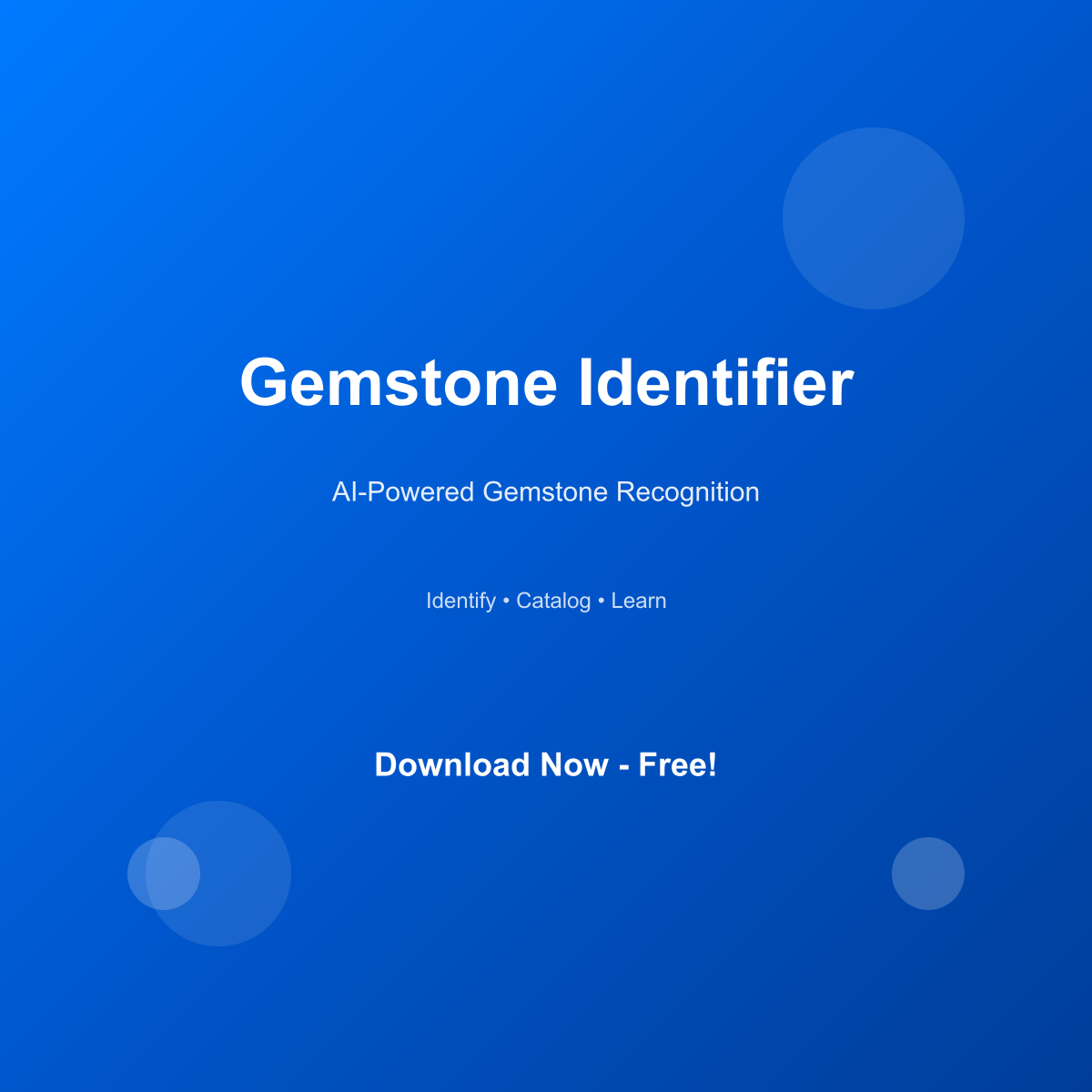 Gemstone Identifier - AI-Powered Gemstone Recognition App
